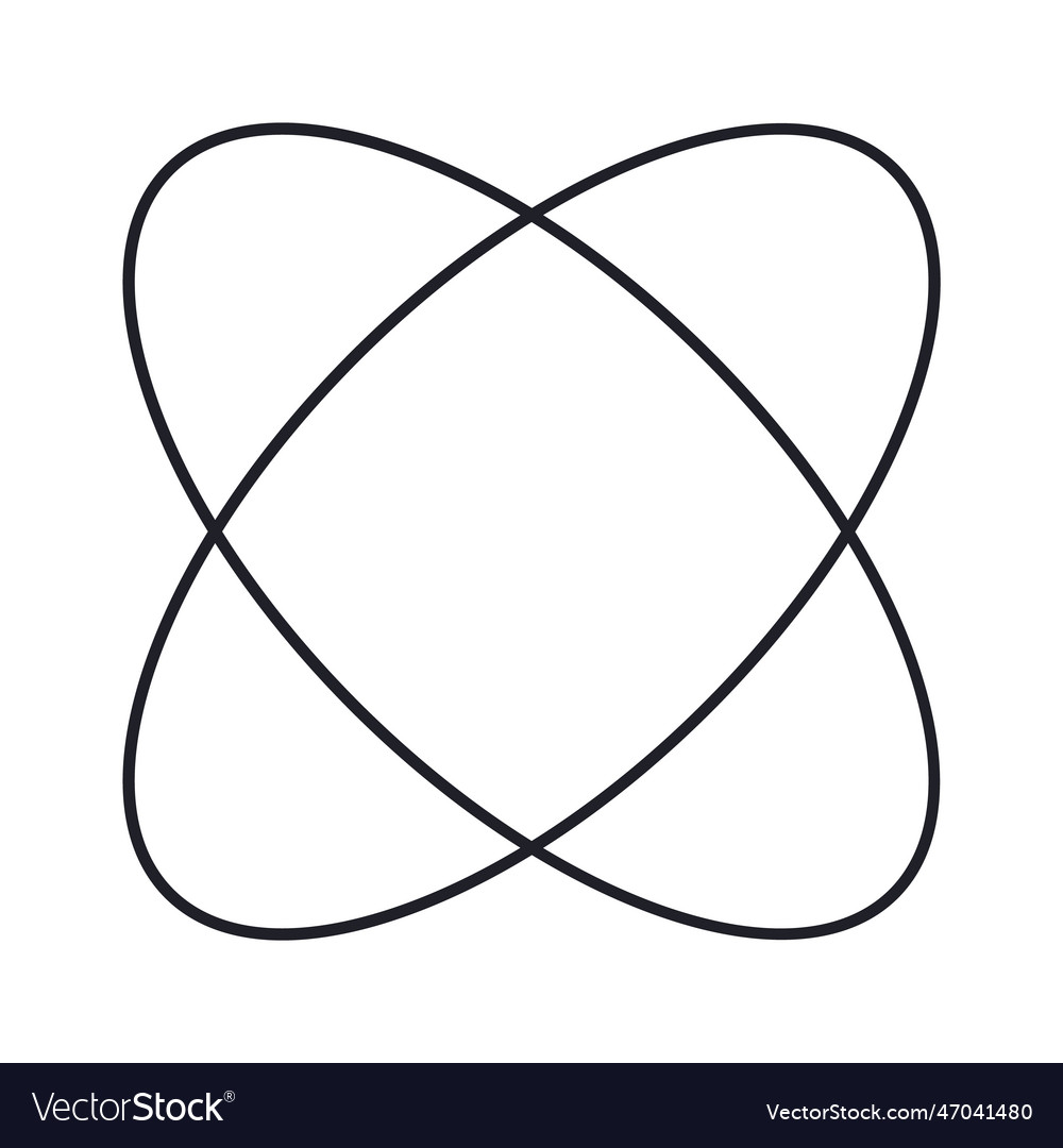 Abstract lined element Royalty Free Vector Image