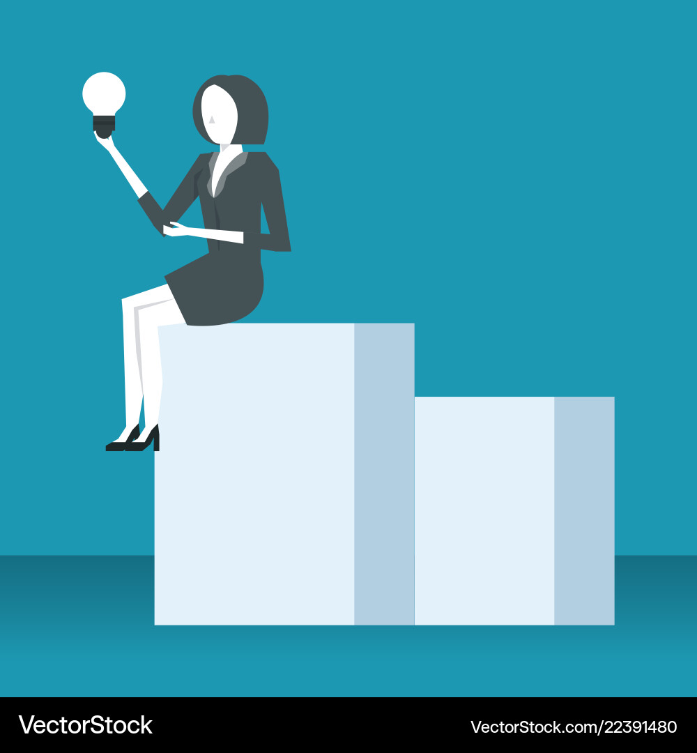 Business leader and high achiever Royalty Free Vector Image