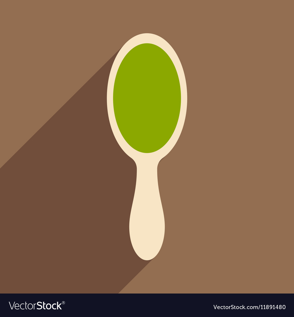Flat with shadow icon and mobile application Vector Image