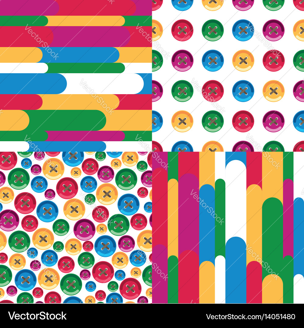 Set of patterns Royalty Free Vector Image - VectorStock