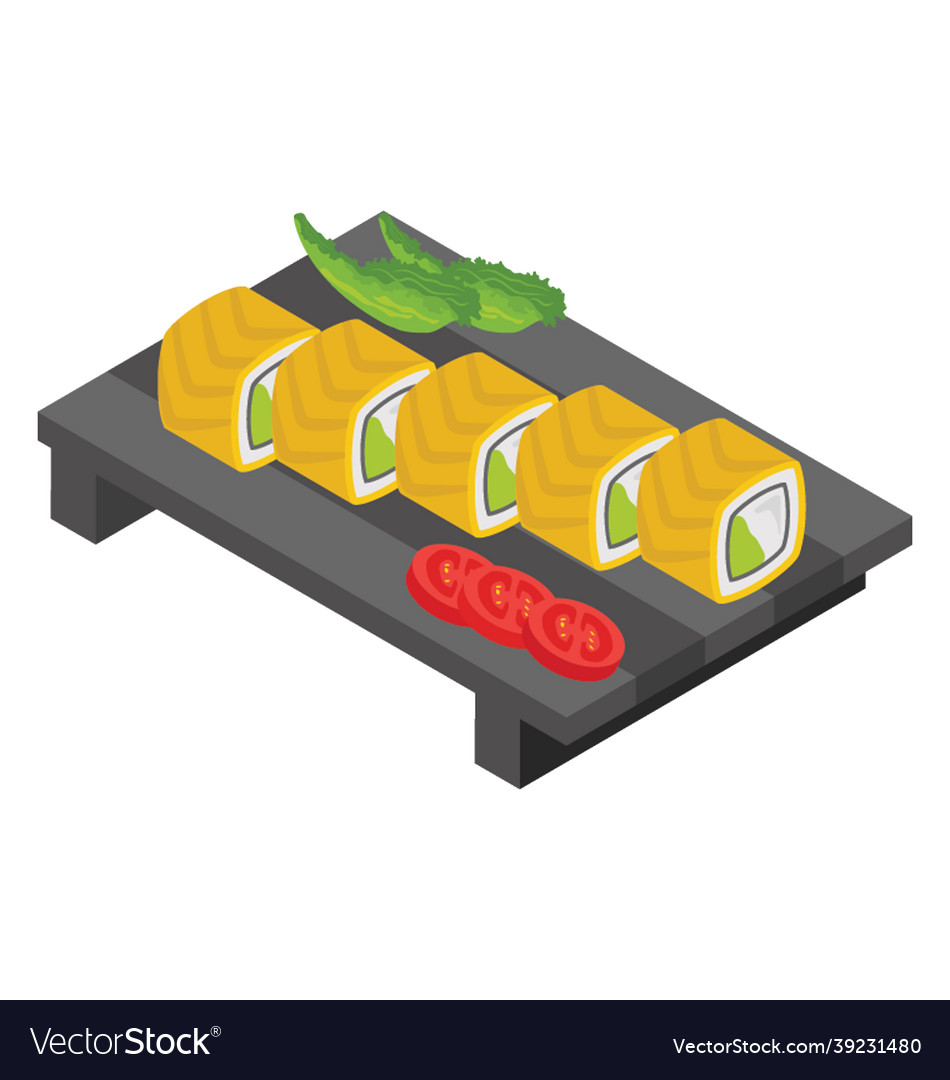 Sushi Royalty Free Vector Image - VectorStock