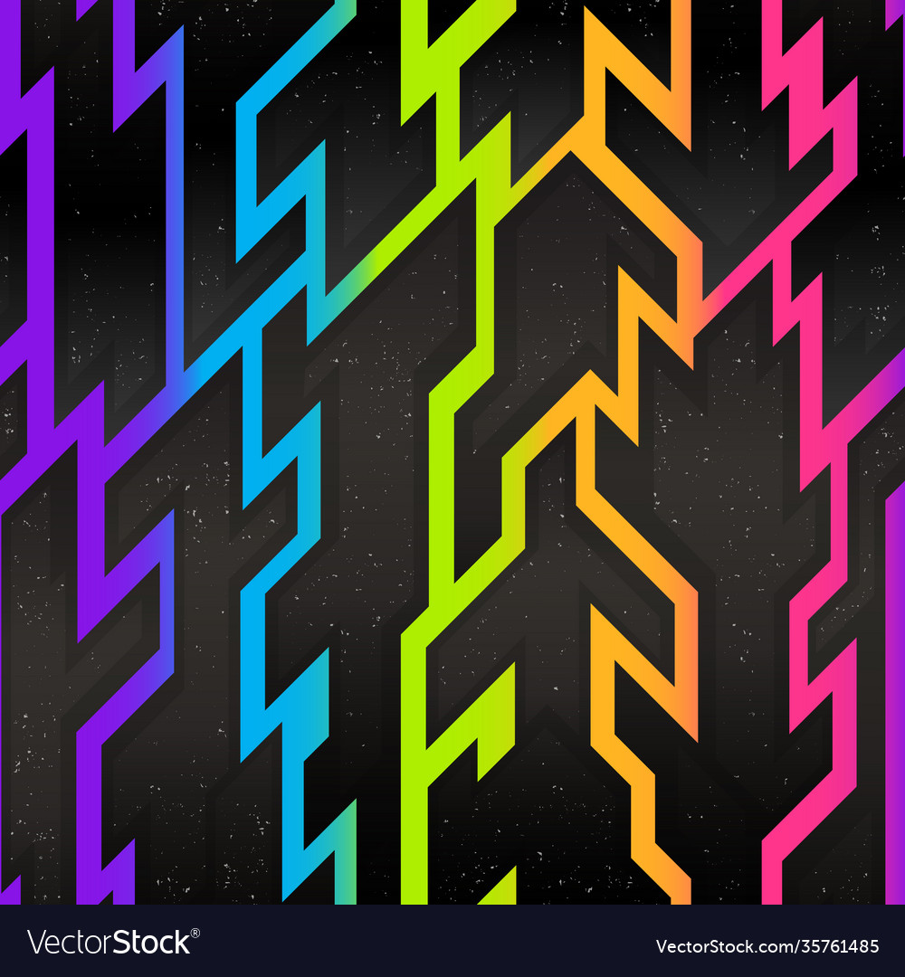 Space geometric seamless pattern Royalty Free Vector Image