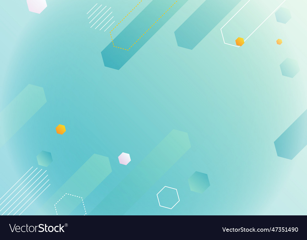 Abstract gradient hexagonal background Royalty Free Vector