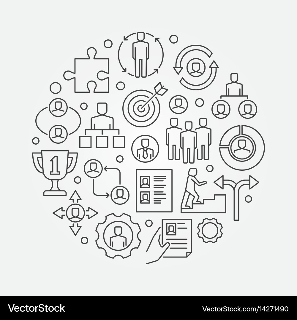 Employment and recruitment Royalty Free Vector Image