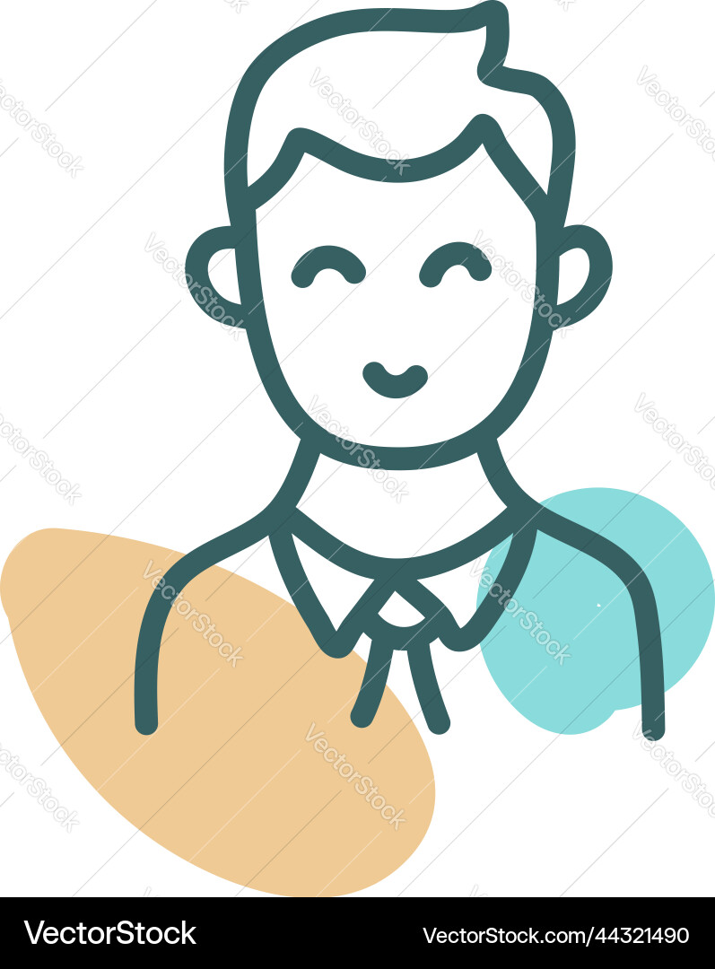 Family man on a white background Royalty Free Vector Image
