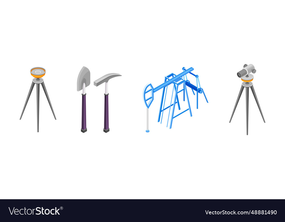 Geology and earth exploration scientific Vector Image