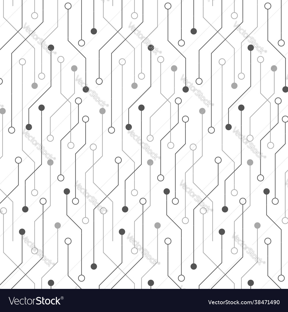 Technical scheme pattern in line style Royalty Free Vector