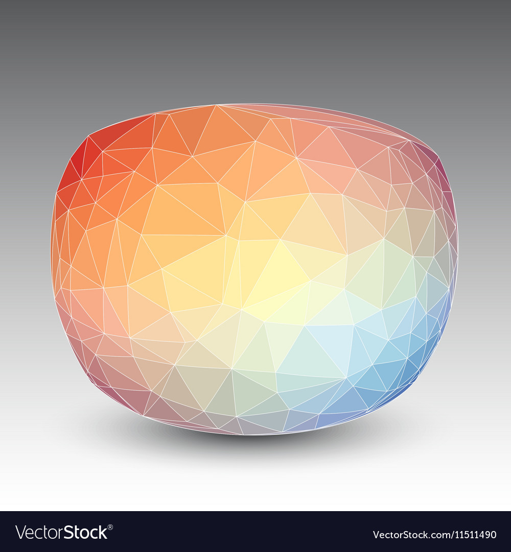 Textured geometric shape background Royalty Free Vector