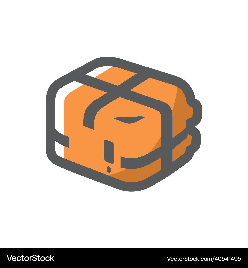 Airplane black box icon cartoon Royalty Free Vector Image