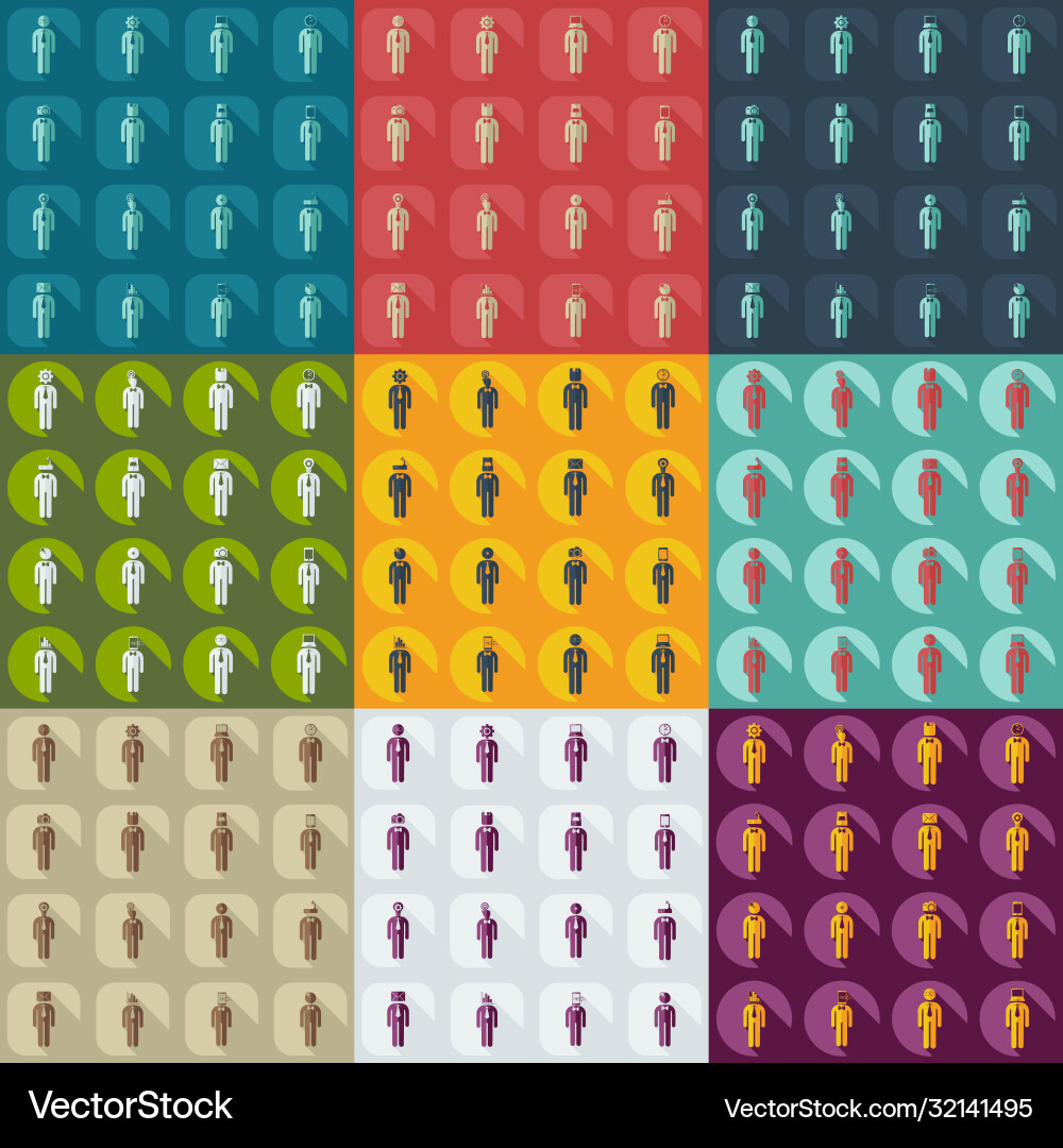 Assembly people silhouettes stick figure Vector Image