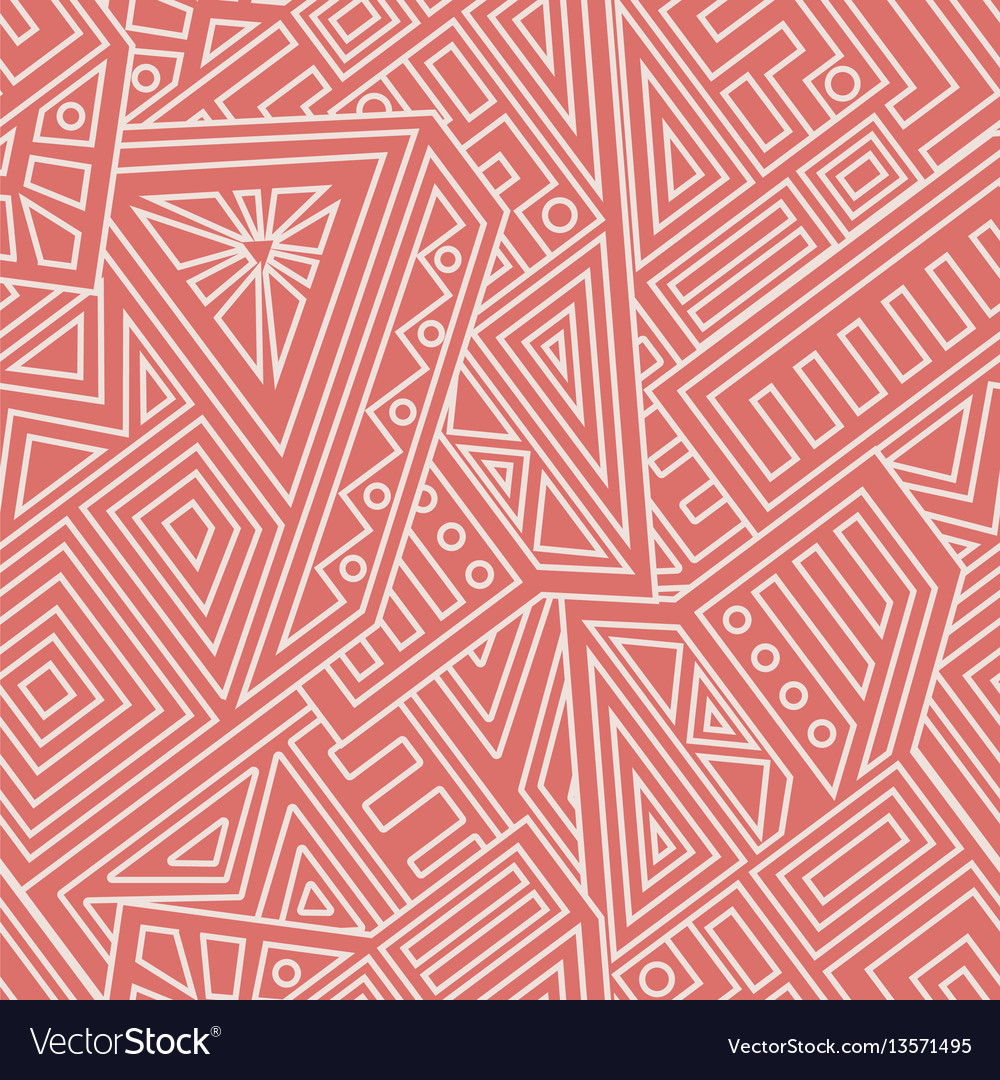Aztec seamless pattern Royalty Free Vector Image