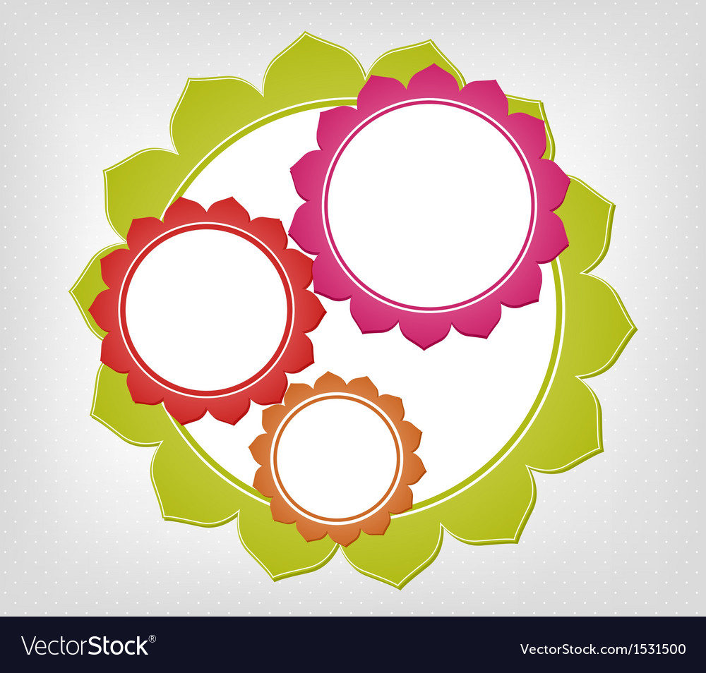 Abstract colorful frames background Royalty Free Vector