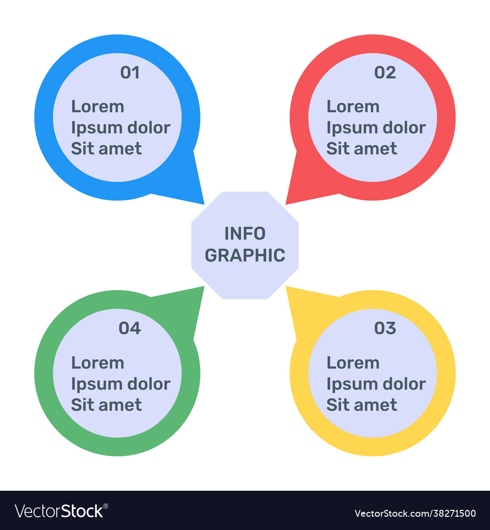 Basic pointers infographic Royalty Free Vector Image