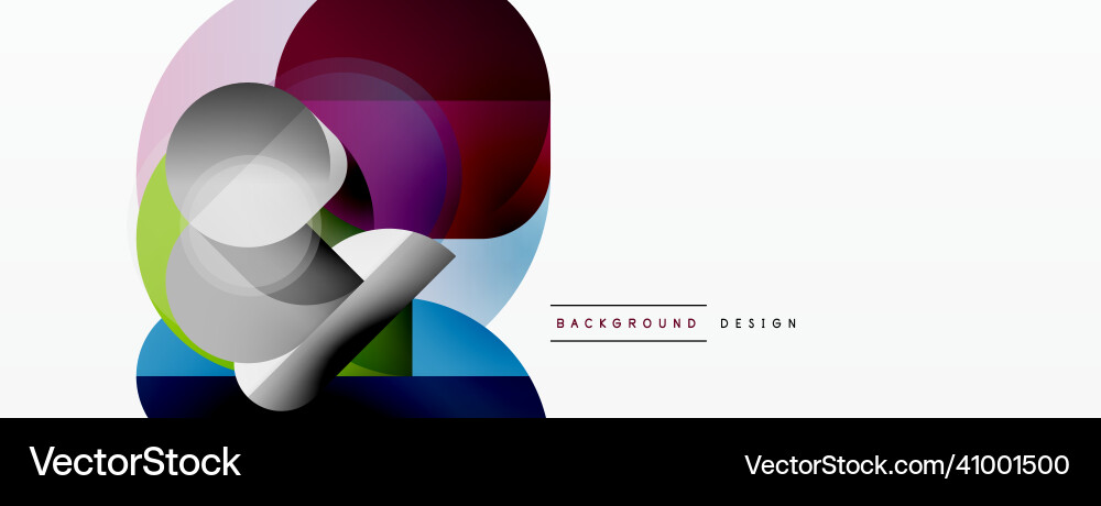 Round triangle shapes lines and circles geometric Vector Image