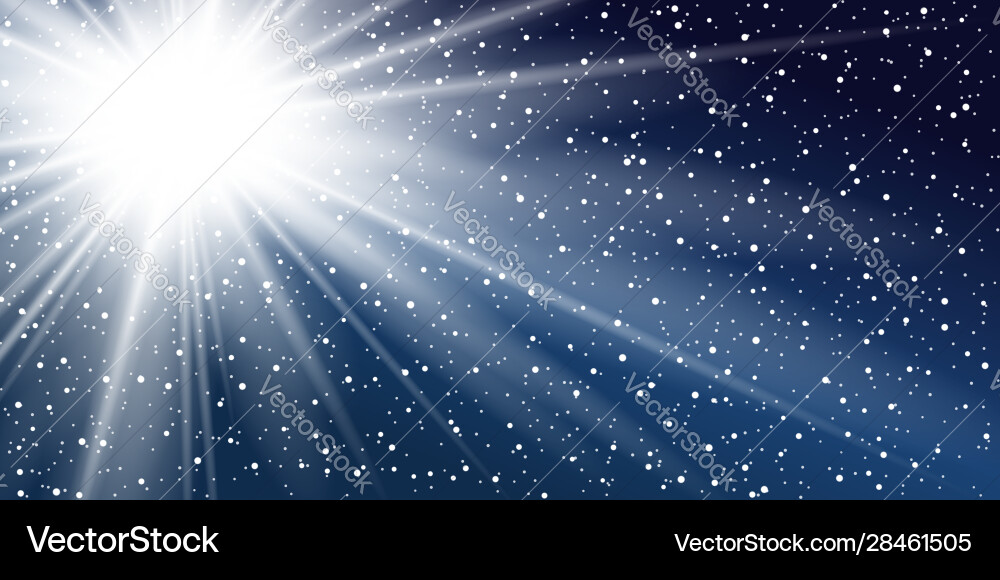 Ray blue background shiny graphic abstract sun Vector Image