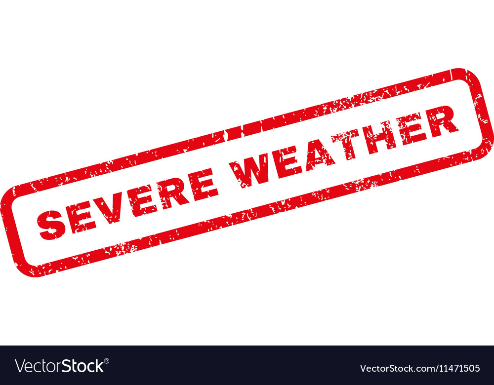 Severe weather rubber stamp Royalty Free Vector Image Severe weather rubber stamp Royalty Free Vector Image