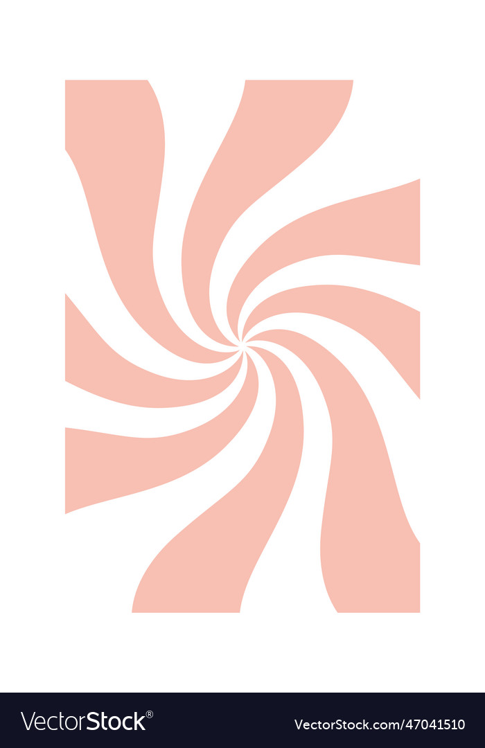 Curved rectangle pattern Royalty Free Vector Image