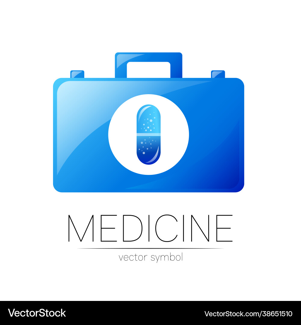 First aid logo medicine symbol with help Vector Image