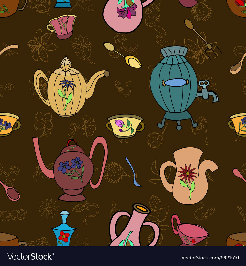 Kitchen pattern Royalty Free Vector Image - VectorStock