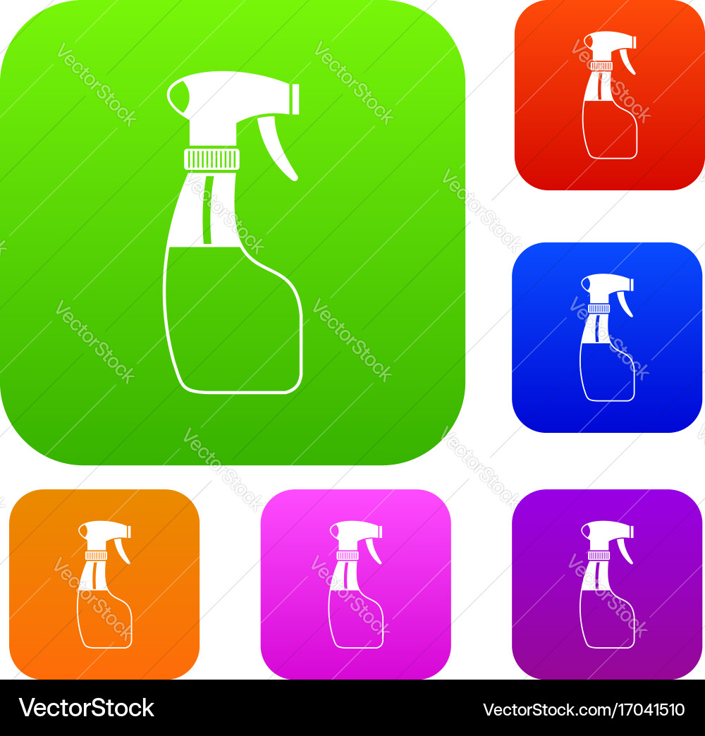 Spray set collection Royalty Free Vector Image