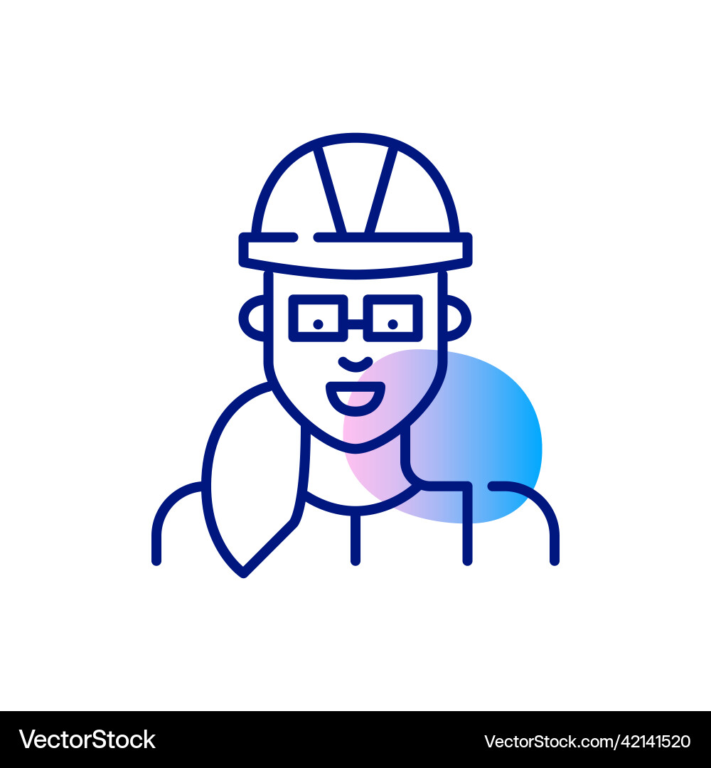 Female construction engineer or manager woman Vector Image