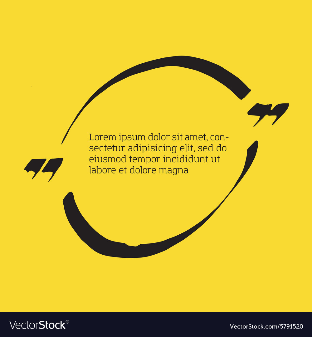 Quote text bubble Royalty Free Vector Image - VectorStock