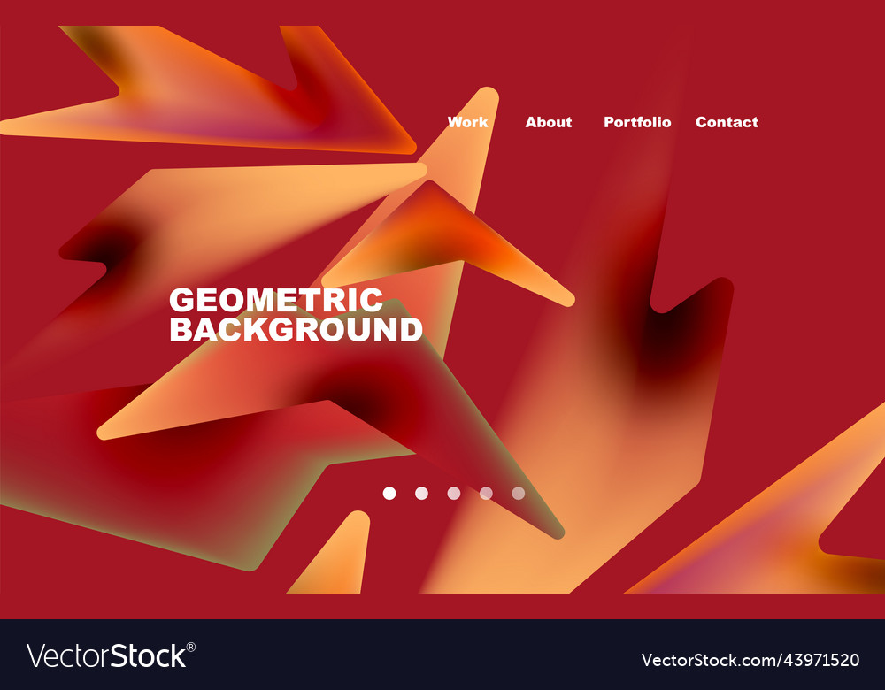 Shards shape composition abstract background web Vector Image