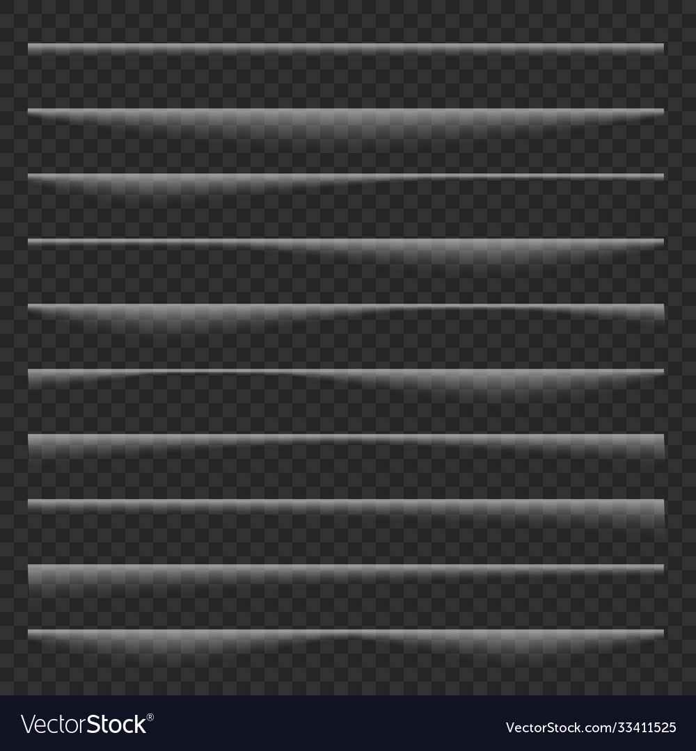 Set light shadow effect Royalty Free Vector Image