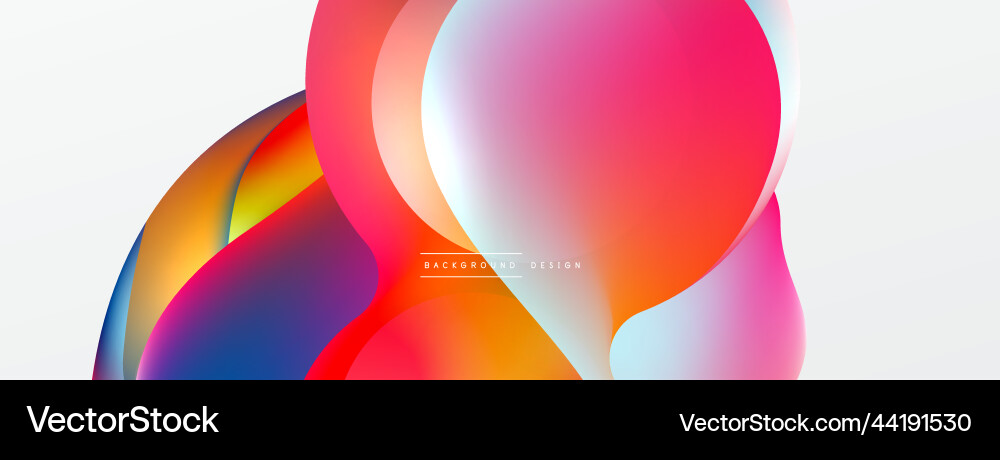 Fluid abstract background liquid color gradients Vector Image