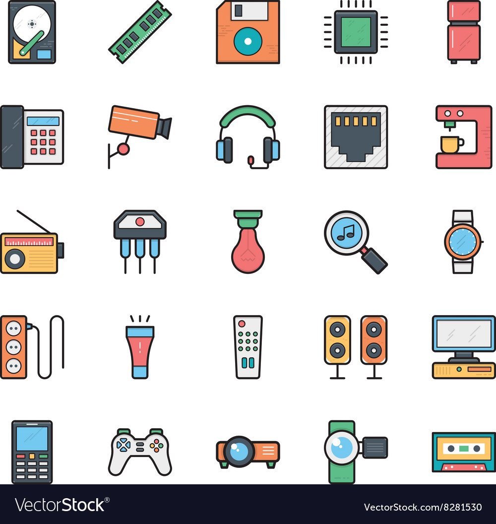 Networking web user interface and internet 18 Vector Image