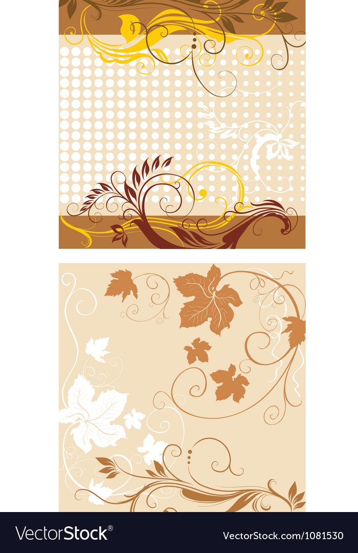 Set backgrounds Royalty Free Vector Image - VectorStock