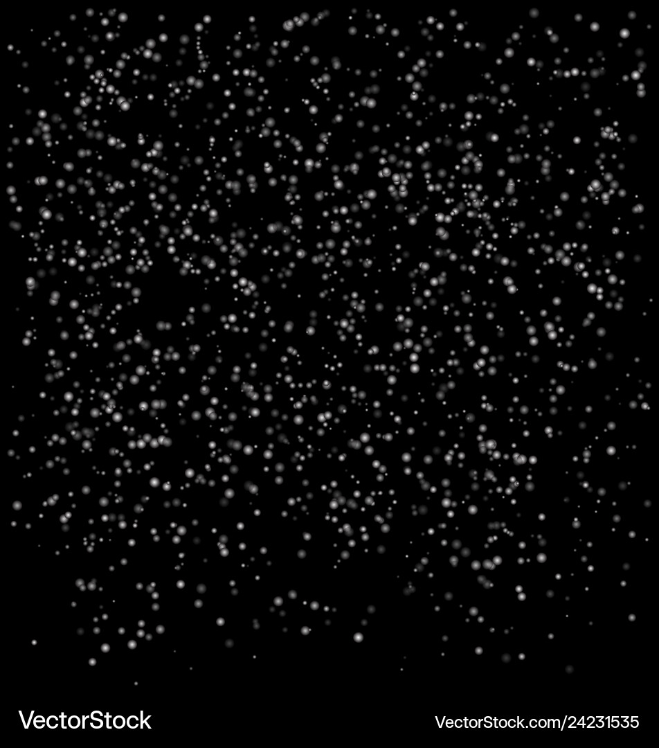 Falling snow circle winter christmas beautiful Vector Image