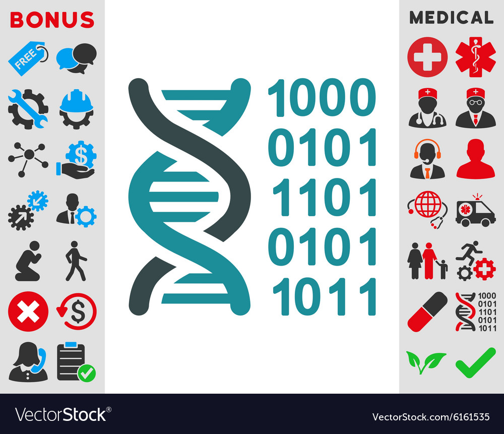 Genetic code icon Royalty Free Vector Image - VectorStock