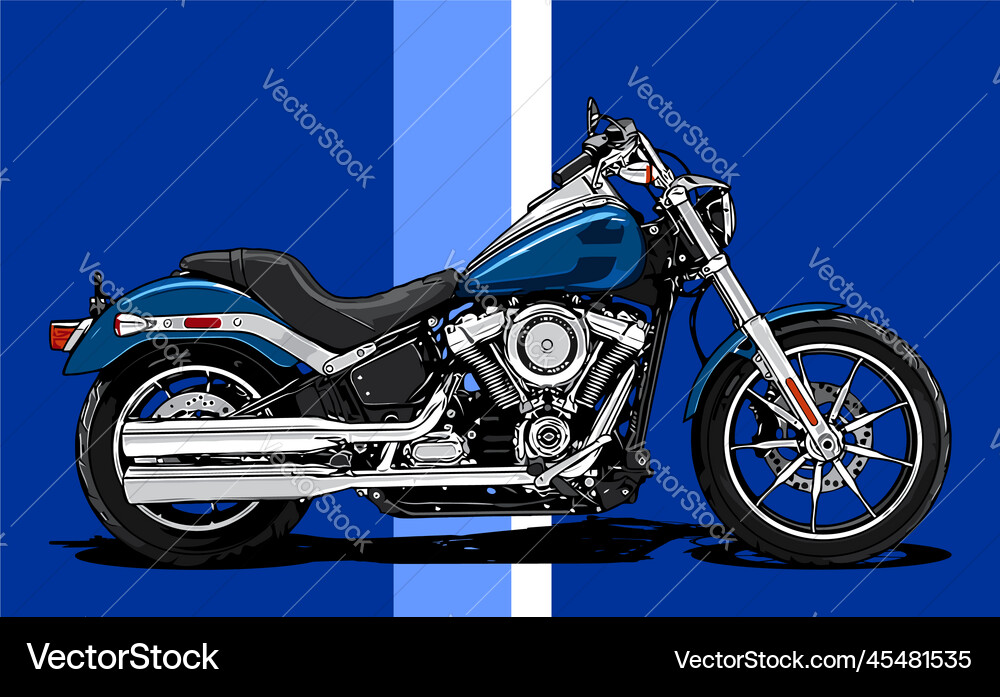 Motorbike template for graphic design needs Vector Image