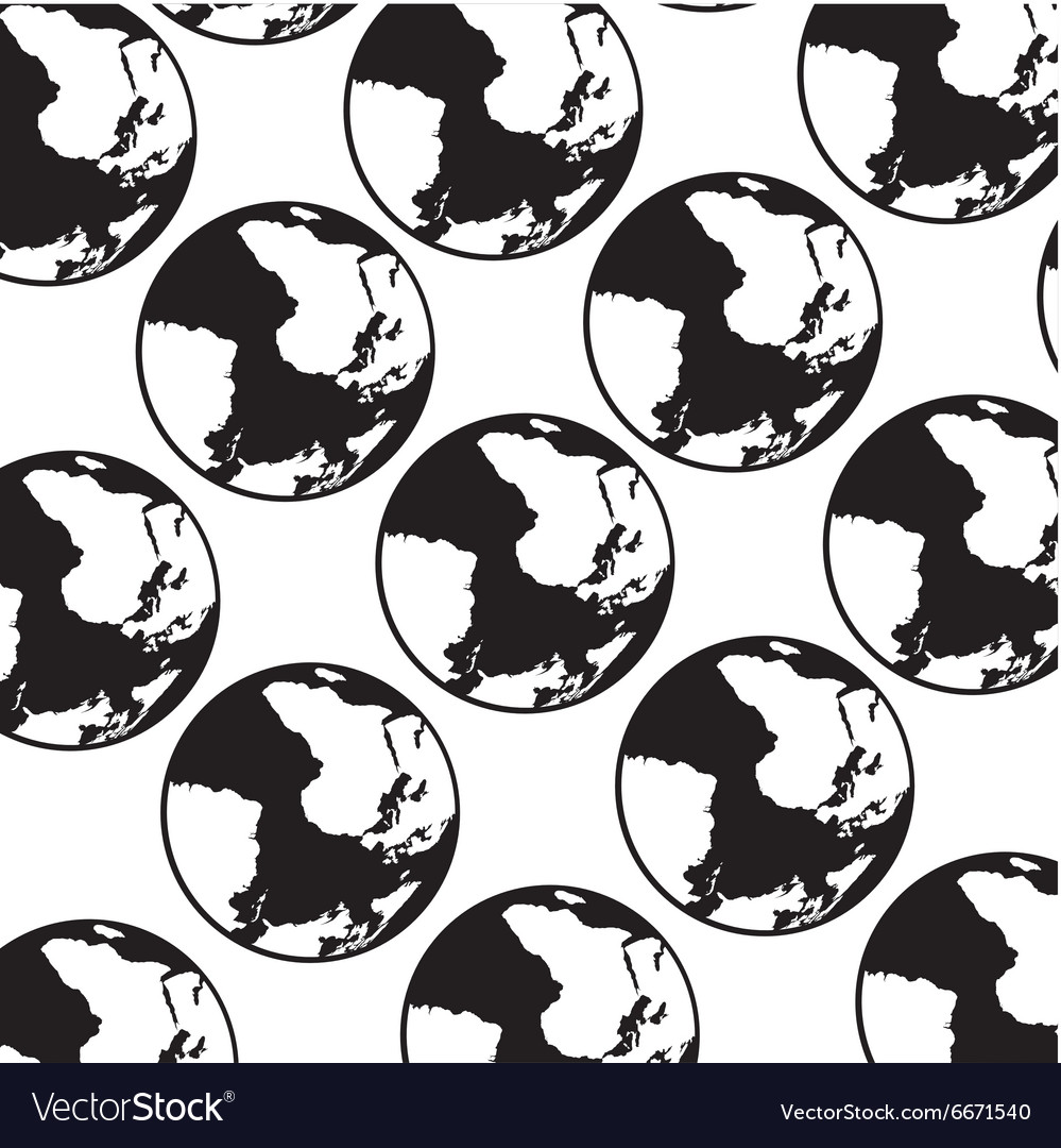 Earth planet design Royalty Free Vector Image - VectorStock