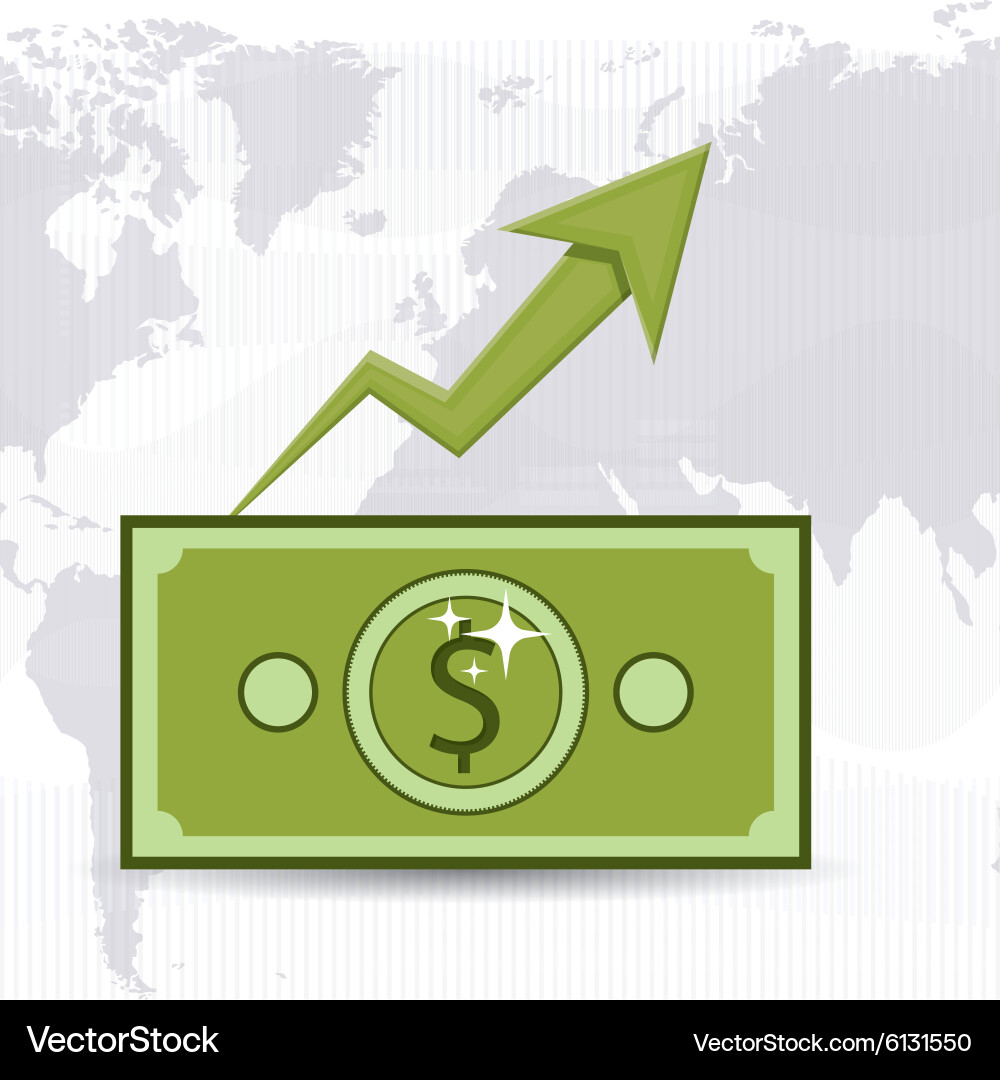 Global economy design Royalty Free Vector Image