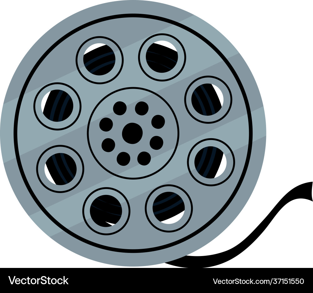 Movie reel Royalty Free Vector Image - VectorStock