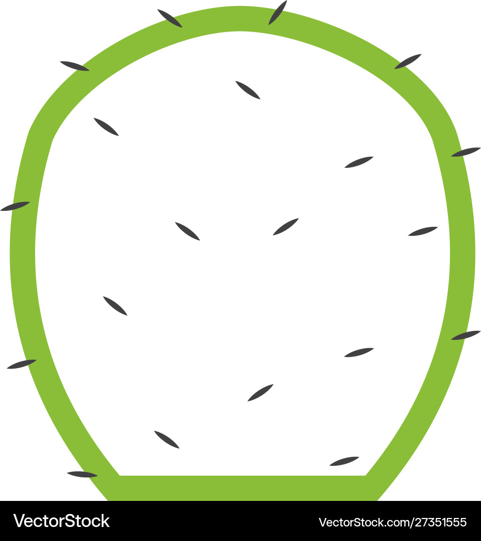 Cactus plant graphic design template isolated Vector Image