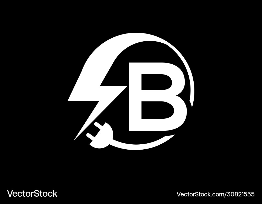 Electric logo and icon design templatelightning Vector Image
