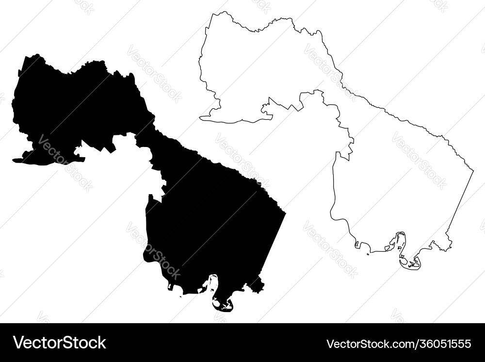 Henrico county commonwealth virginia us county Vector Image