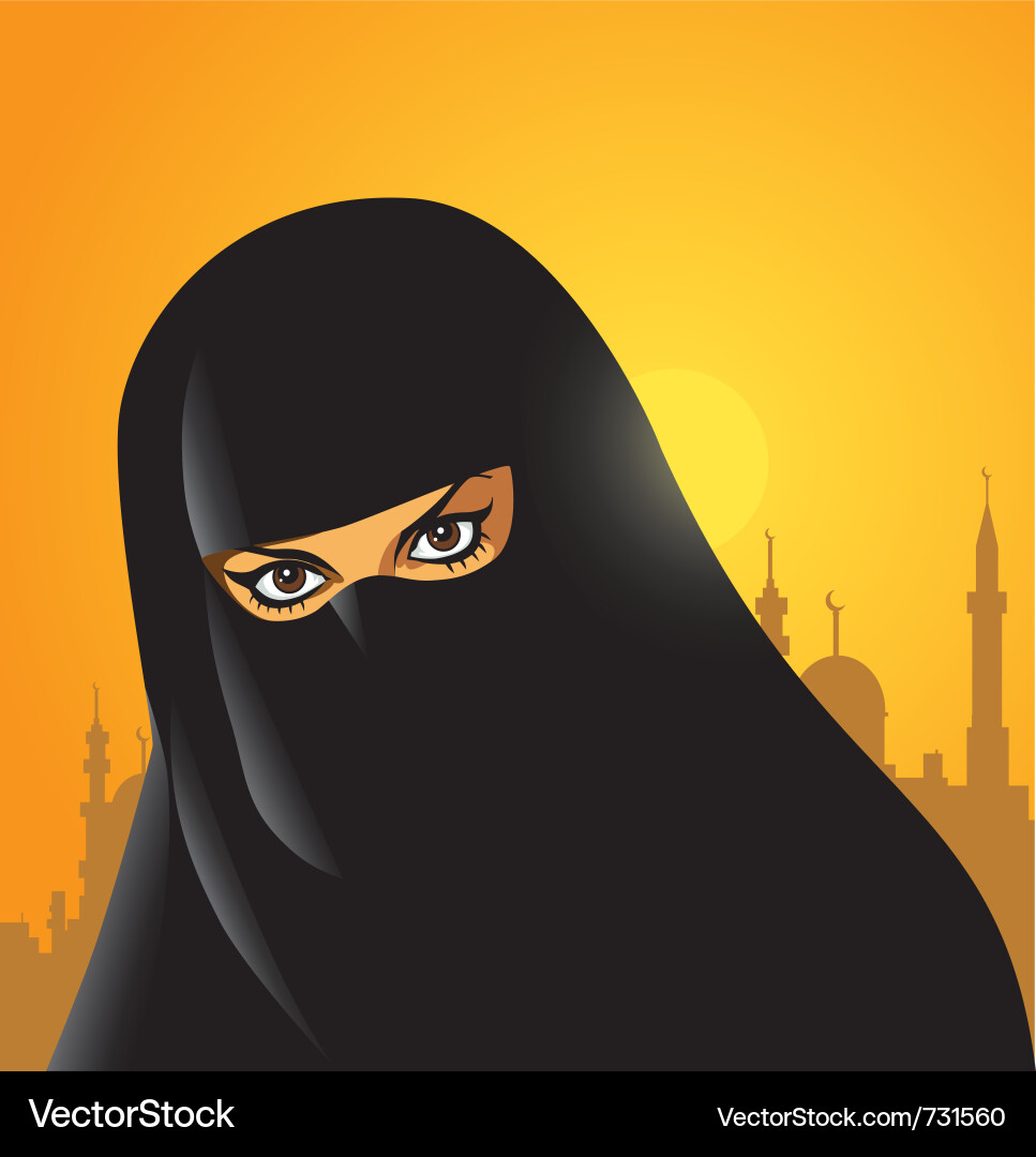 Arabian woman Royalty Free Vector Image - VectorStock