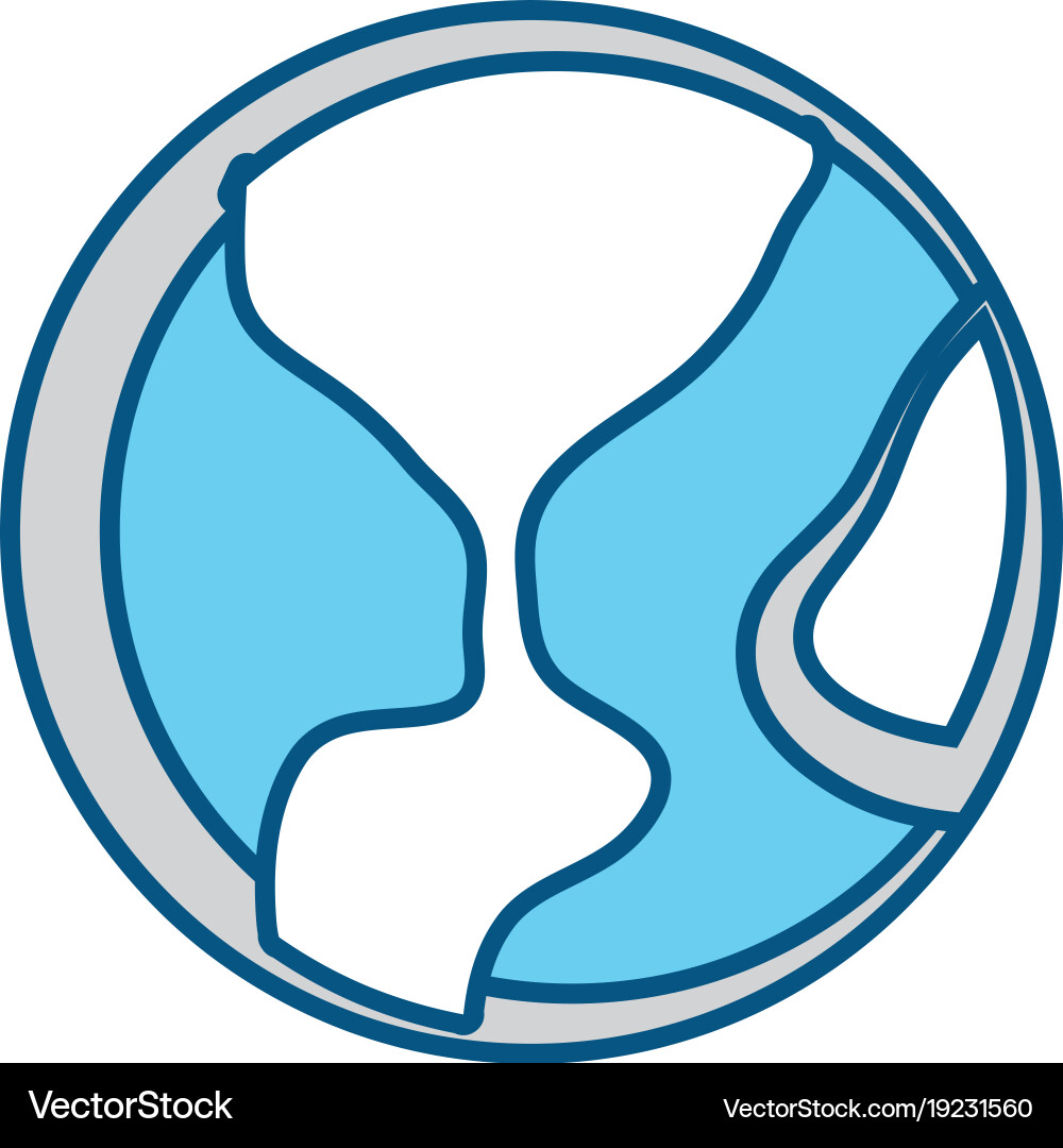 Earth world symbol Royalty Free Vector Image - VectorStock