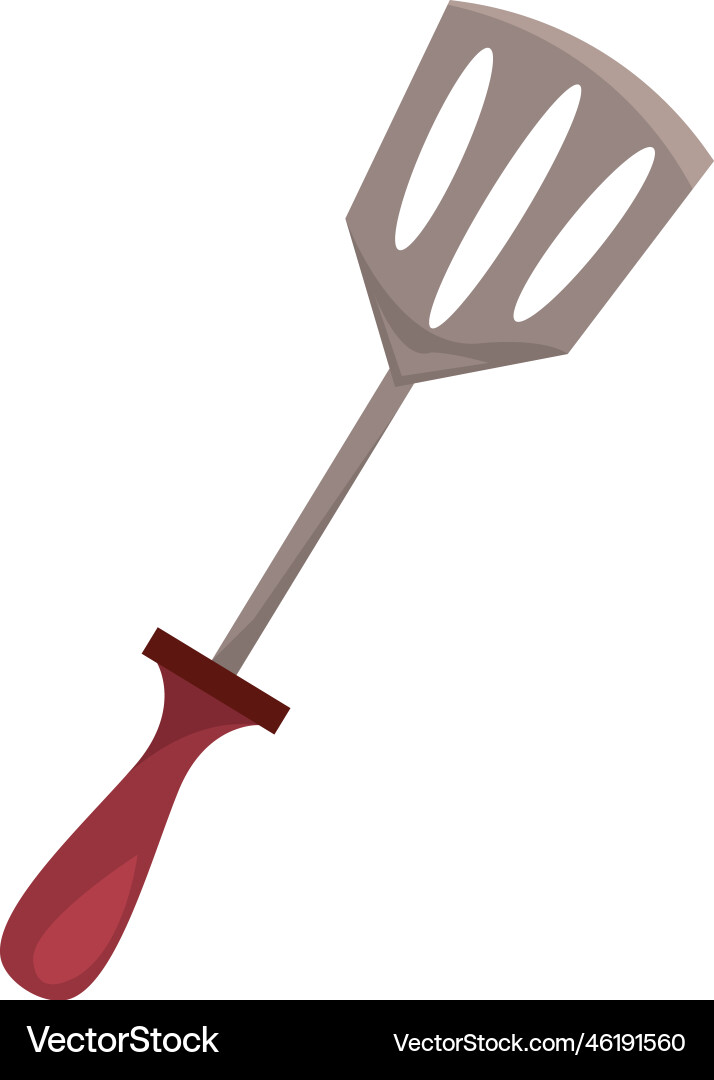 Grill spatule cutlery Royalty Free Vector Image