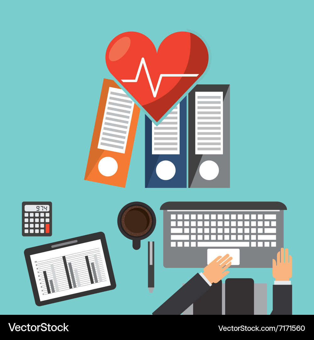 Health care design Royalty Free Vector Image - VectorStock
