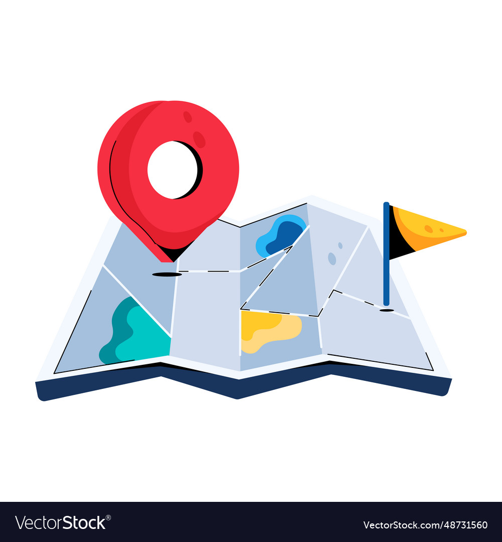 Location map Royalty Free Vector Image - VectorStock