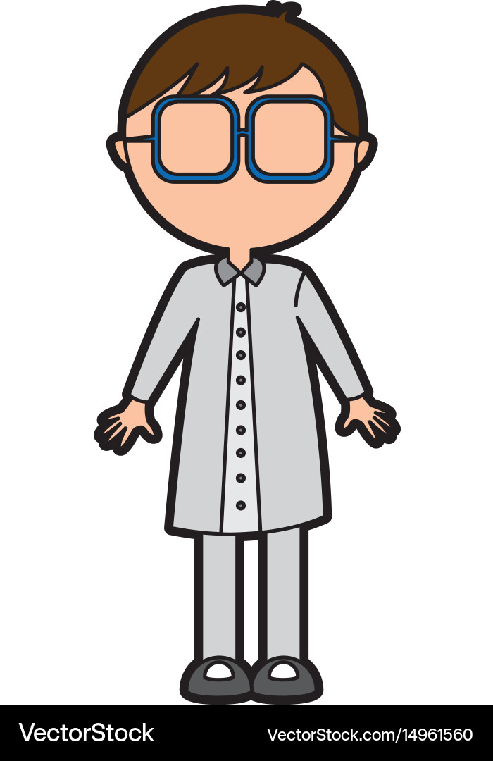 Male nerd avatar character Royalty Free Vector Image