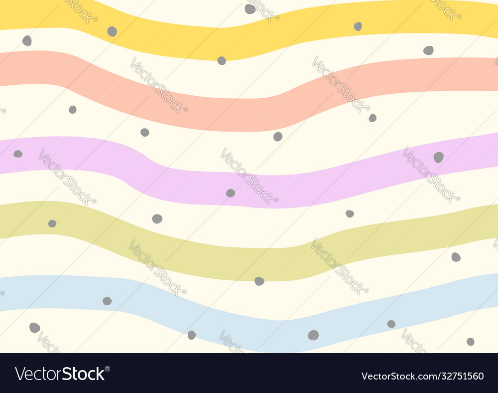 Simple rectangular template with uneven lines Vector Image