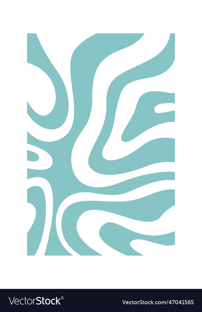 Abstract curved rectangle pattern Royalty Free Vector Image