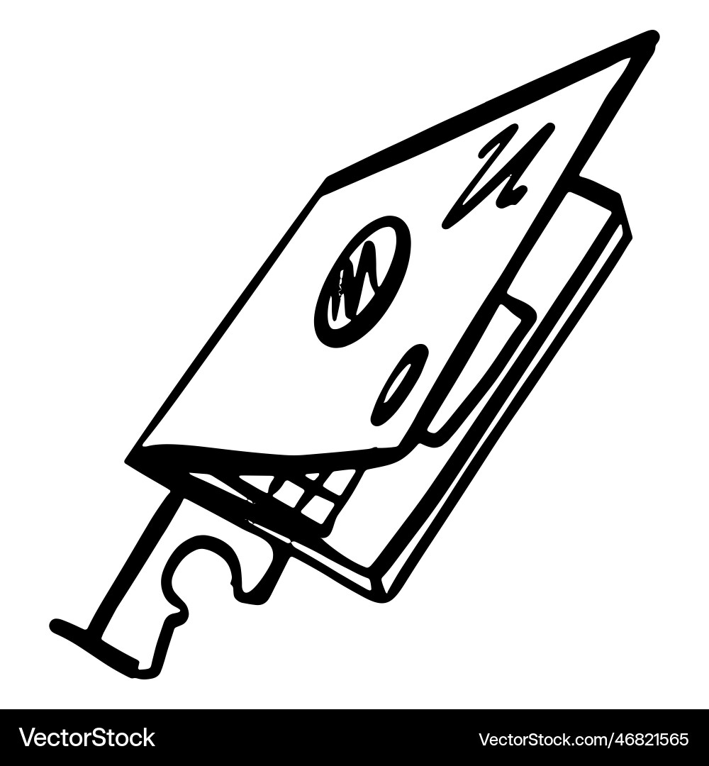 Broken laptop trash Royalty Free Vector Image - VectorStock