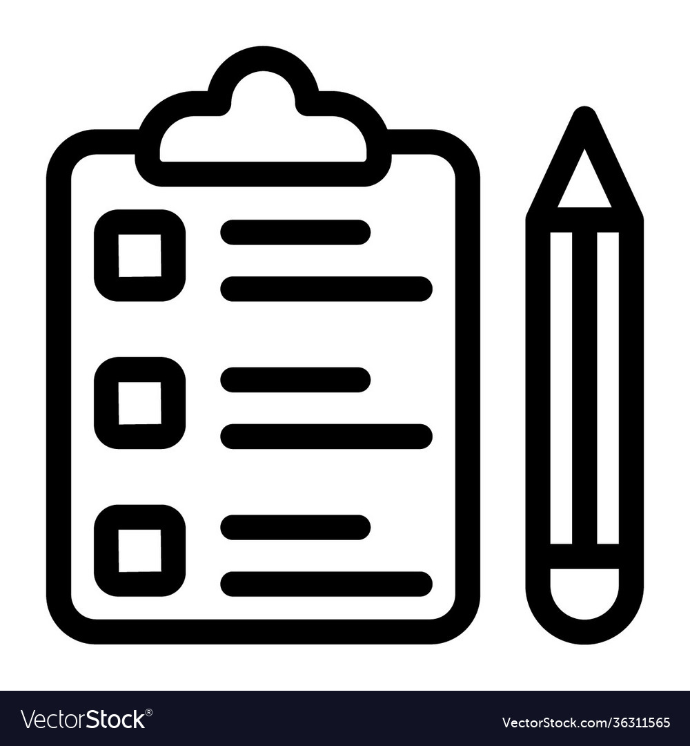 Checklist Royalty Free Vector Image - VectorStock